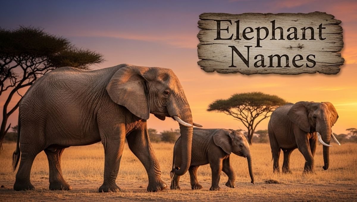 180+ Elephant Names Funny & Meaningful Names For Elephant